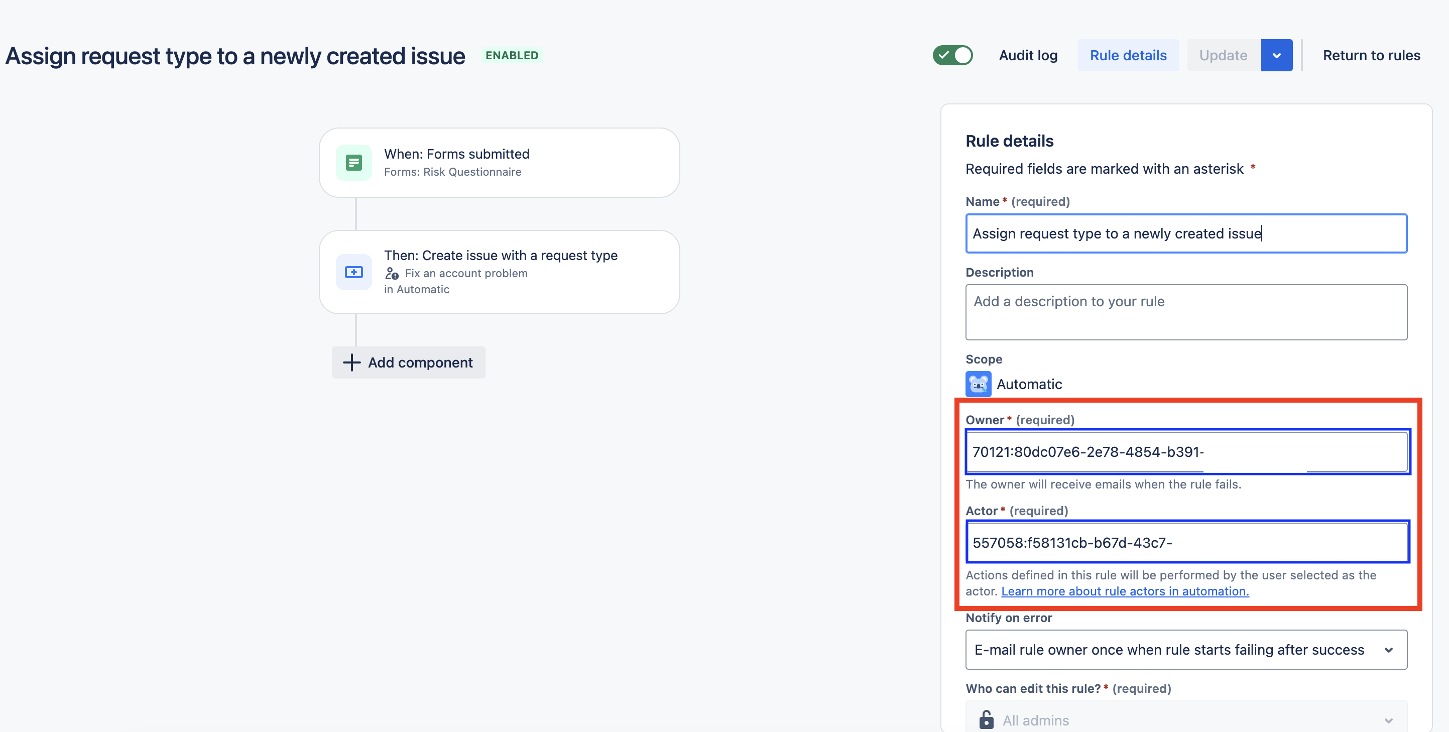 Jira Displays Account Id Hexadecimal Valuesinstead Of Account Name While Viewing Automation